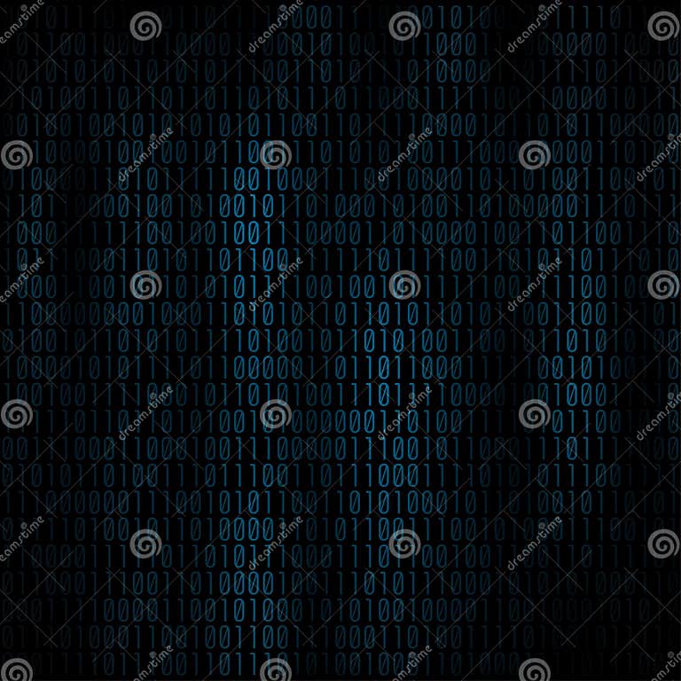 Coding Abstract Background. Matrix with Binary Code for Your Business ...