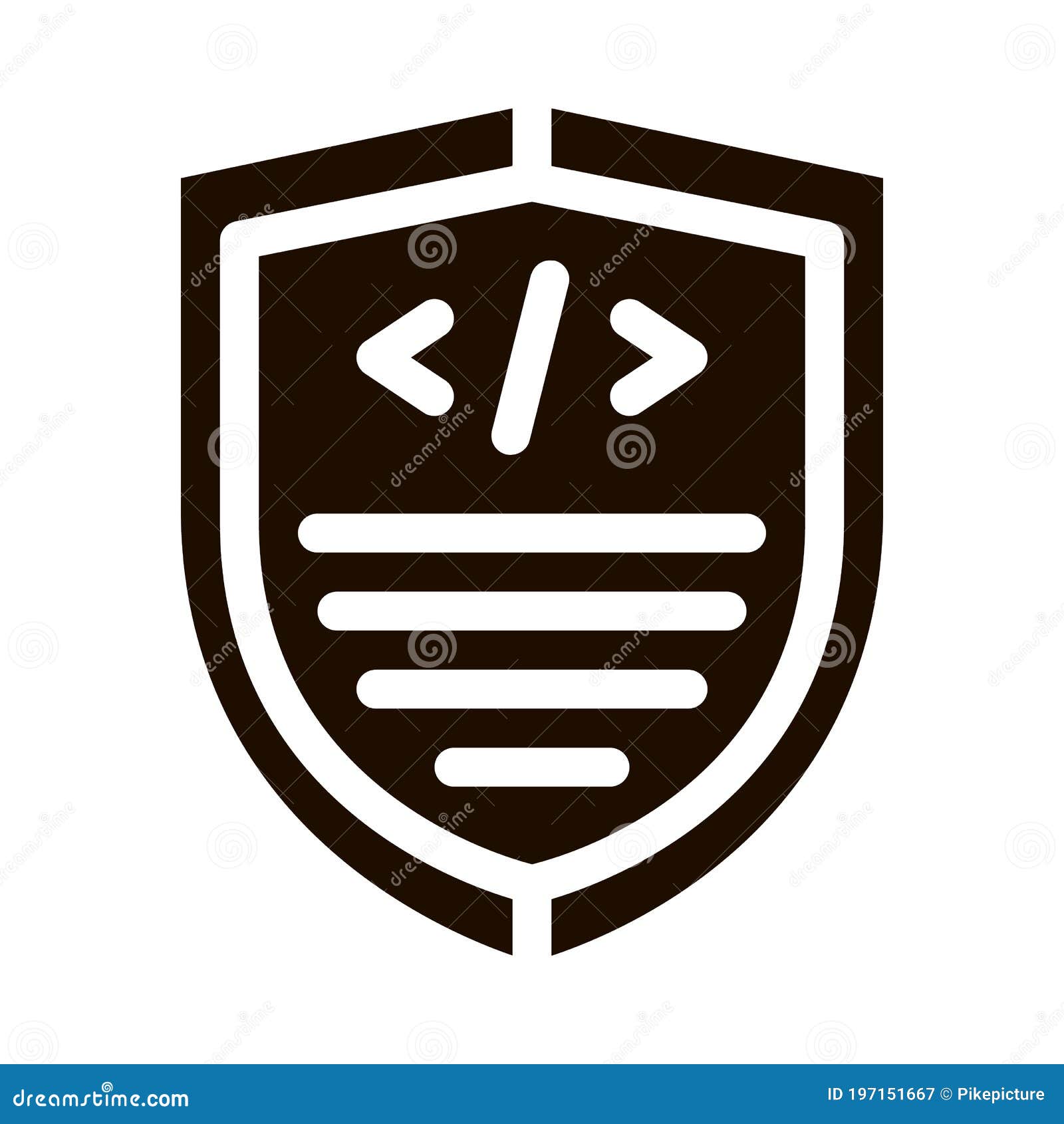 Coding Antivirus Program Vector Icon Stock Vector - Illustration of ...