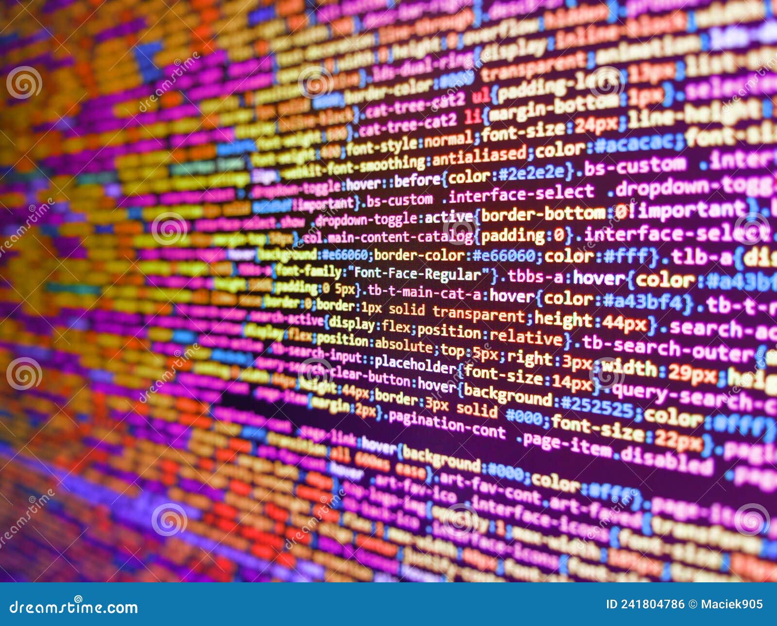 Coding Application By Programmer Developer Big Data And Internet Of Things Trend Developing