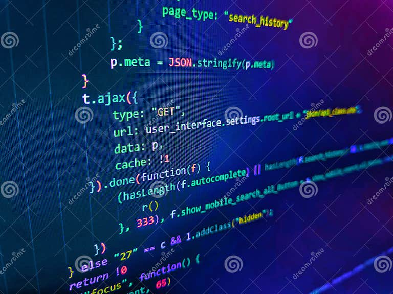 Coding Application By Programmer Developer Programming Code Abstract 3309