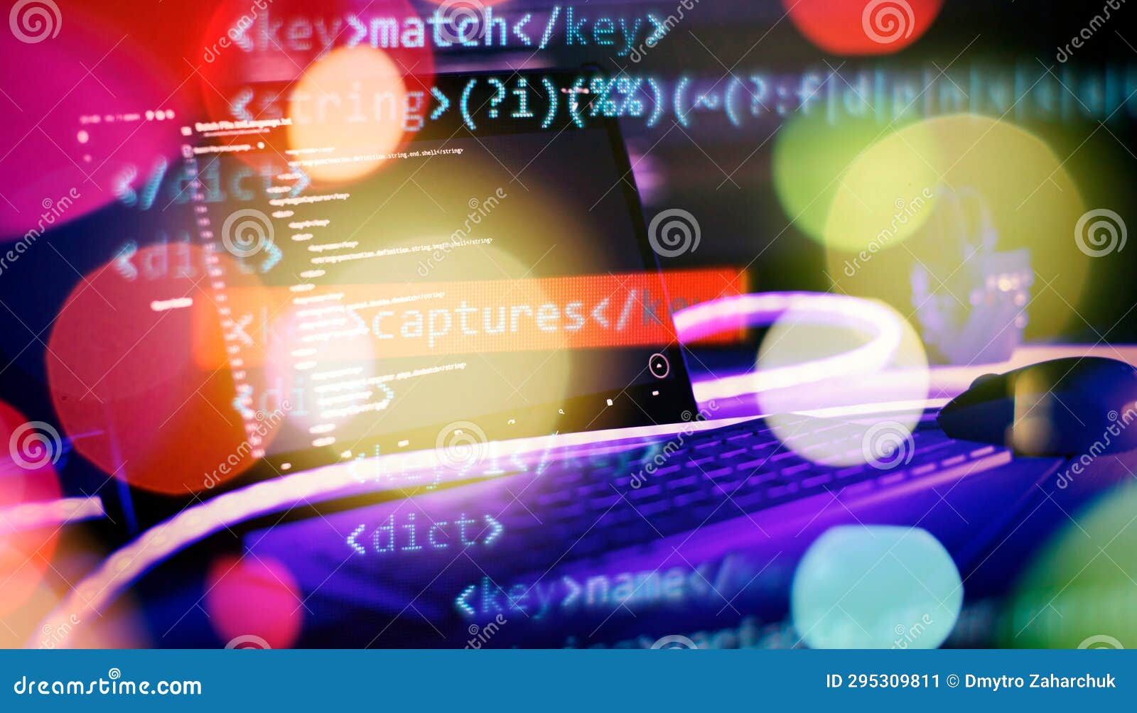 Coding Background Business Data Analytics Programming Online, Digital World Technology Stock ...