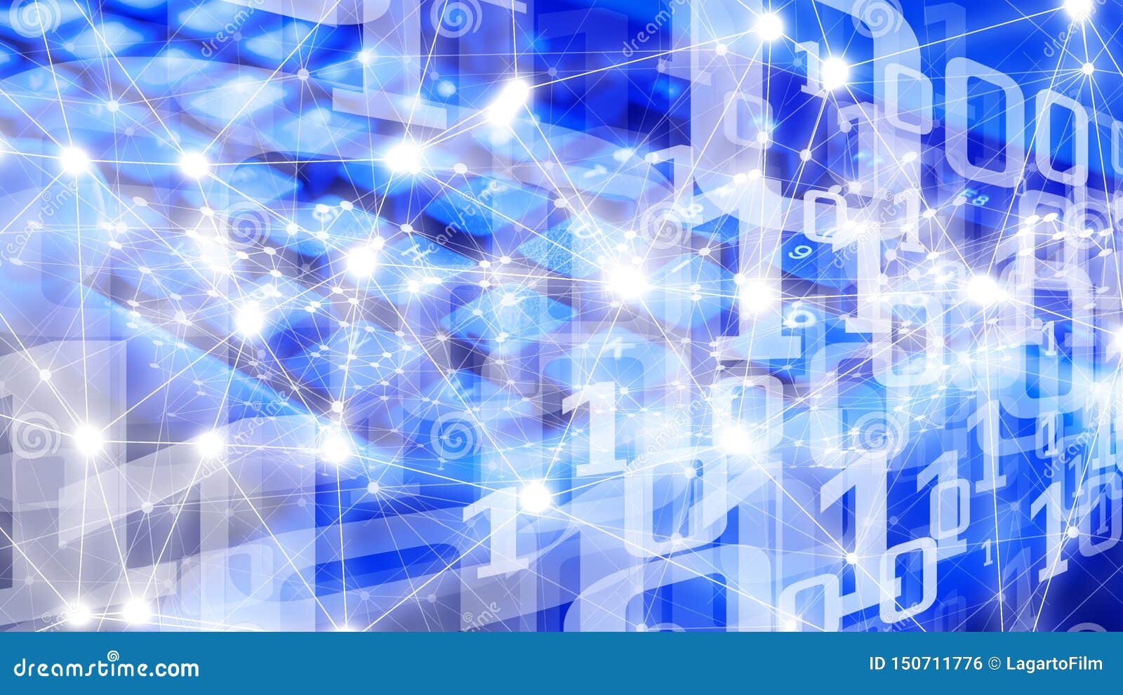 Coding Background, Cybersecurity it, Connected Abstract Shapes Stock ...