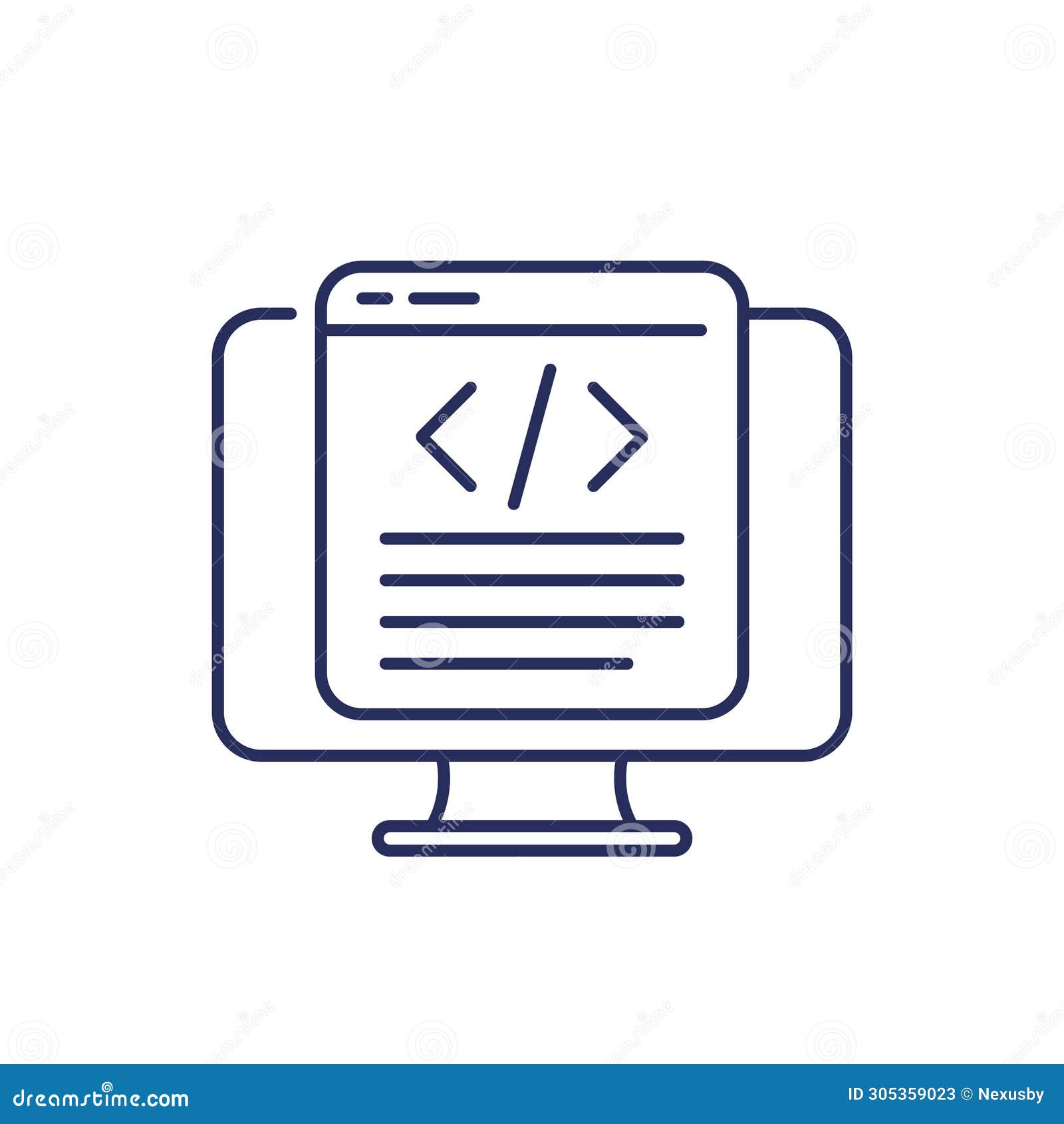 Qr Code Line Icon. Scan Barcode Sign. Vector Stock Photo ...