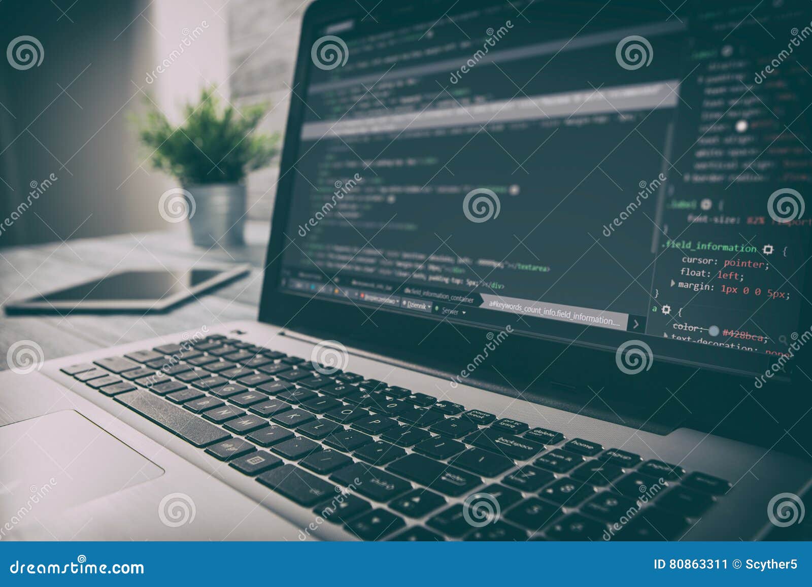 Coding Code Program Compute Coder Develop Developer Development Stock Image Image Of Notebook