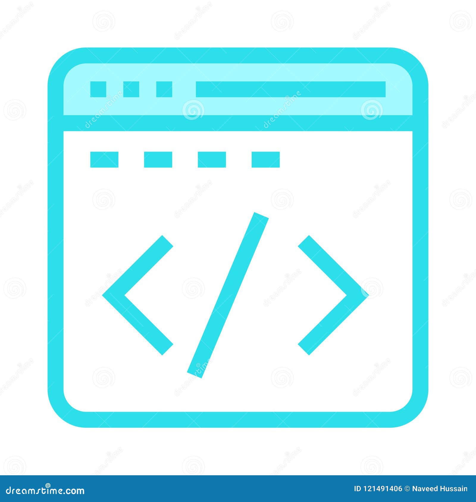 Coding Files Color Line Icon Stock Illustration - Illustration of ...