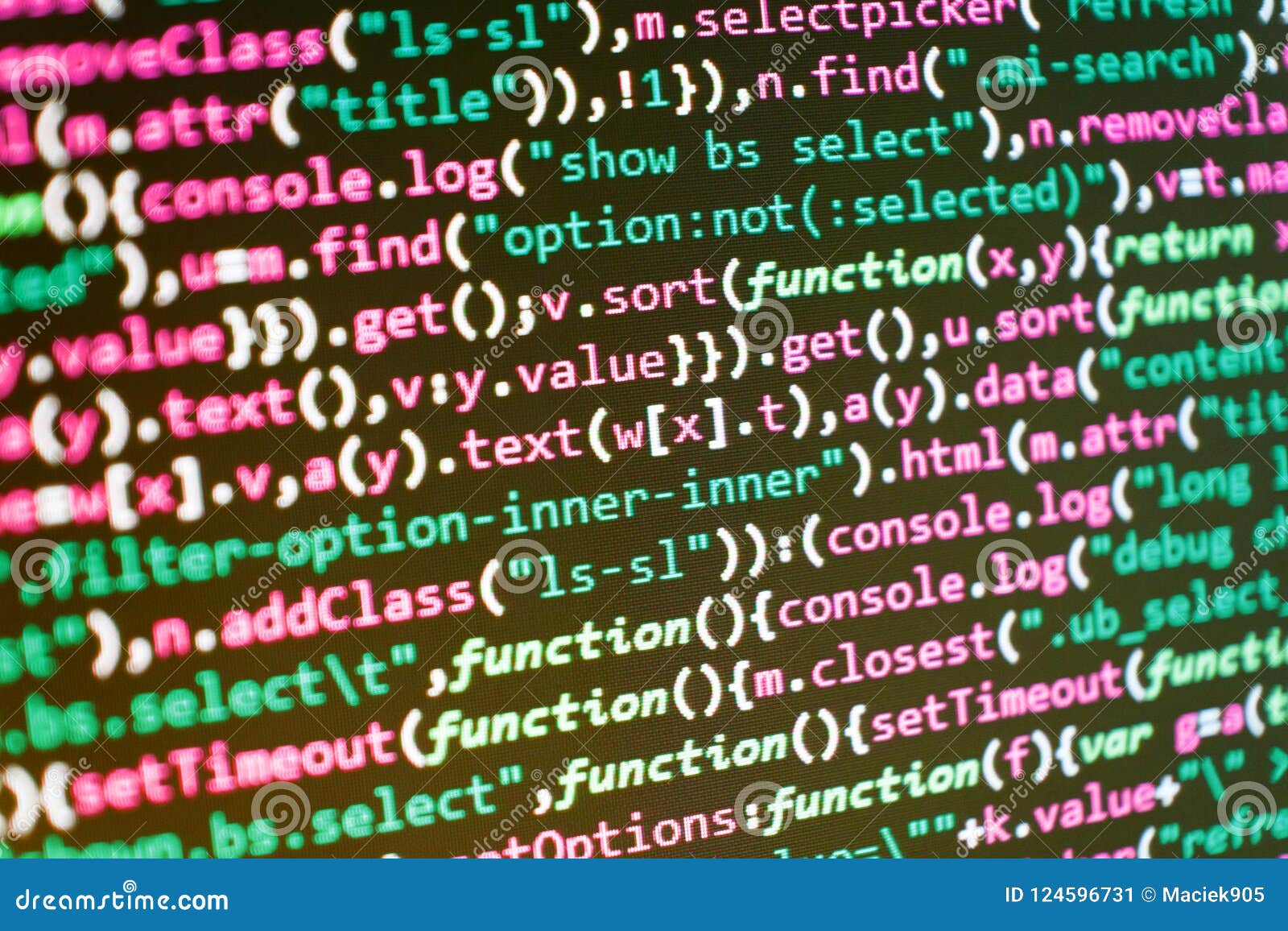 Coding Hacker Concept Webdesigner Workstation Stock Image Image Of Java Html 124596731