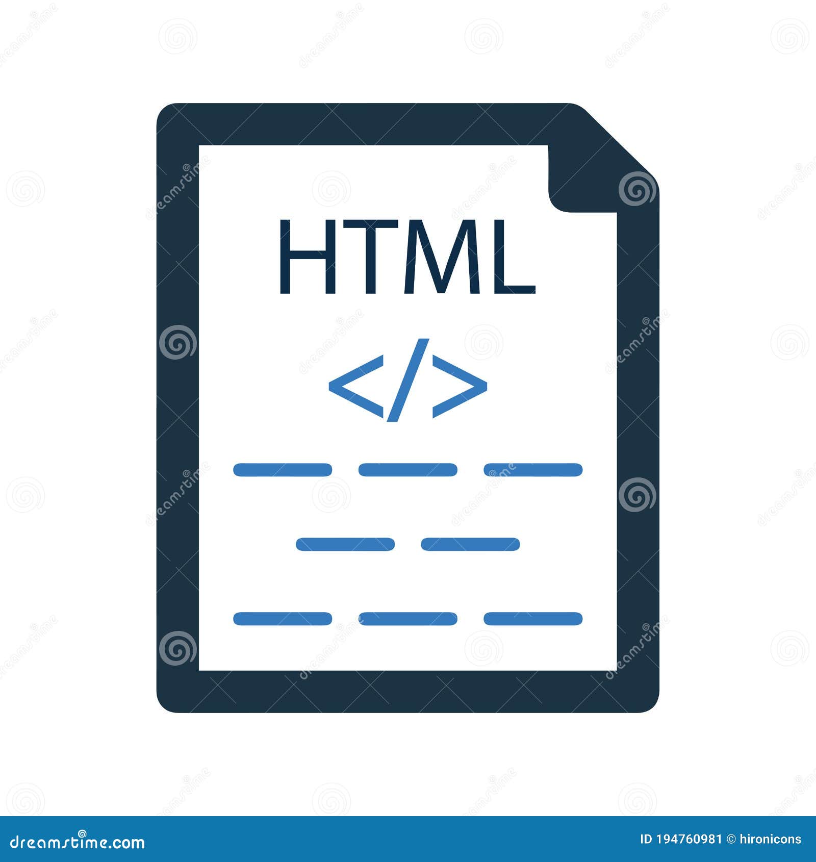 Coding, Html Code Icon Design Stock Vector - Illustration of ...