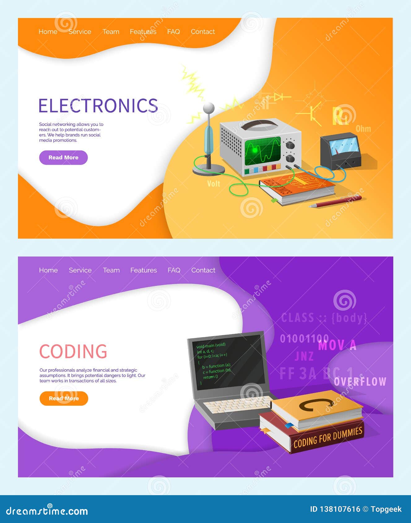 Coding Lessons Programming On Computer Subject Stock Vector Illustration Of Program Lesson