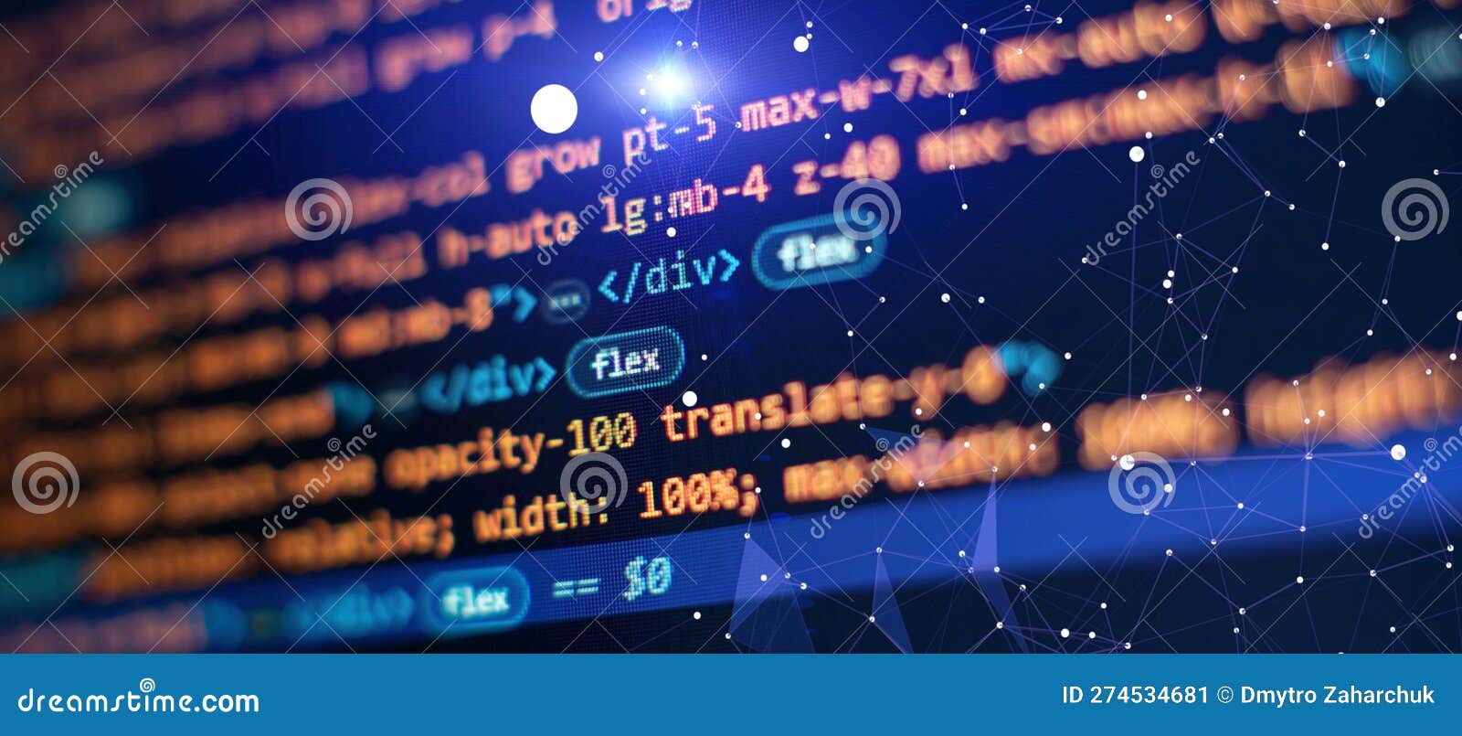 It Coding On Monitor Screen Computer Code Data Stock Image Image Of Code Coding 274534681 1167