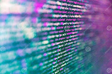 Coding Programmer Abstract Background. Code of Javascript Language on ...