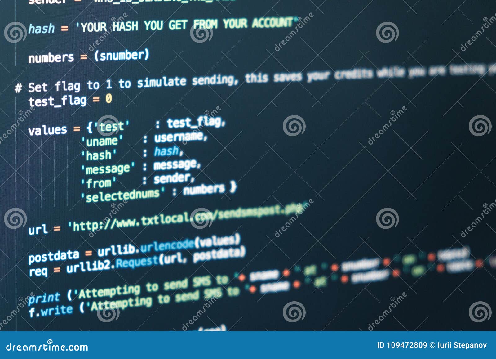 Coding Programmer Abstract Background Computer Language Script Stock Image Image Of Hacker