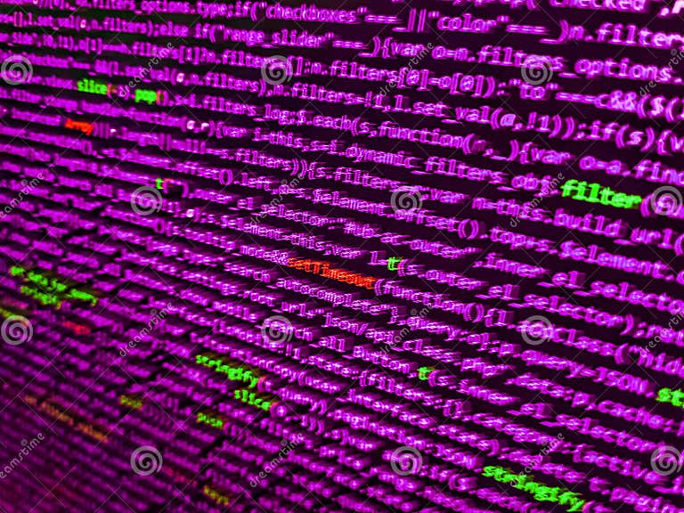Coding Programmer Abstract Background Data Encryption Security Code On 9069