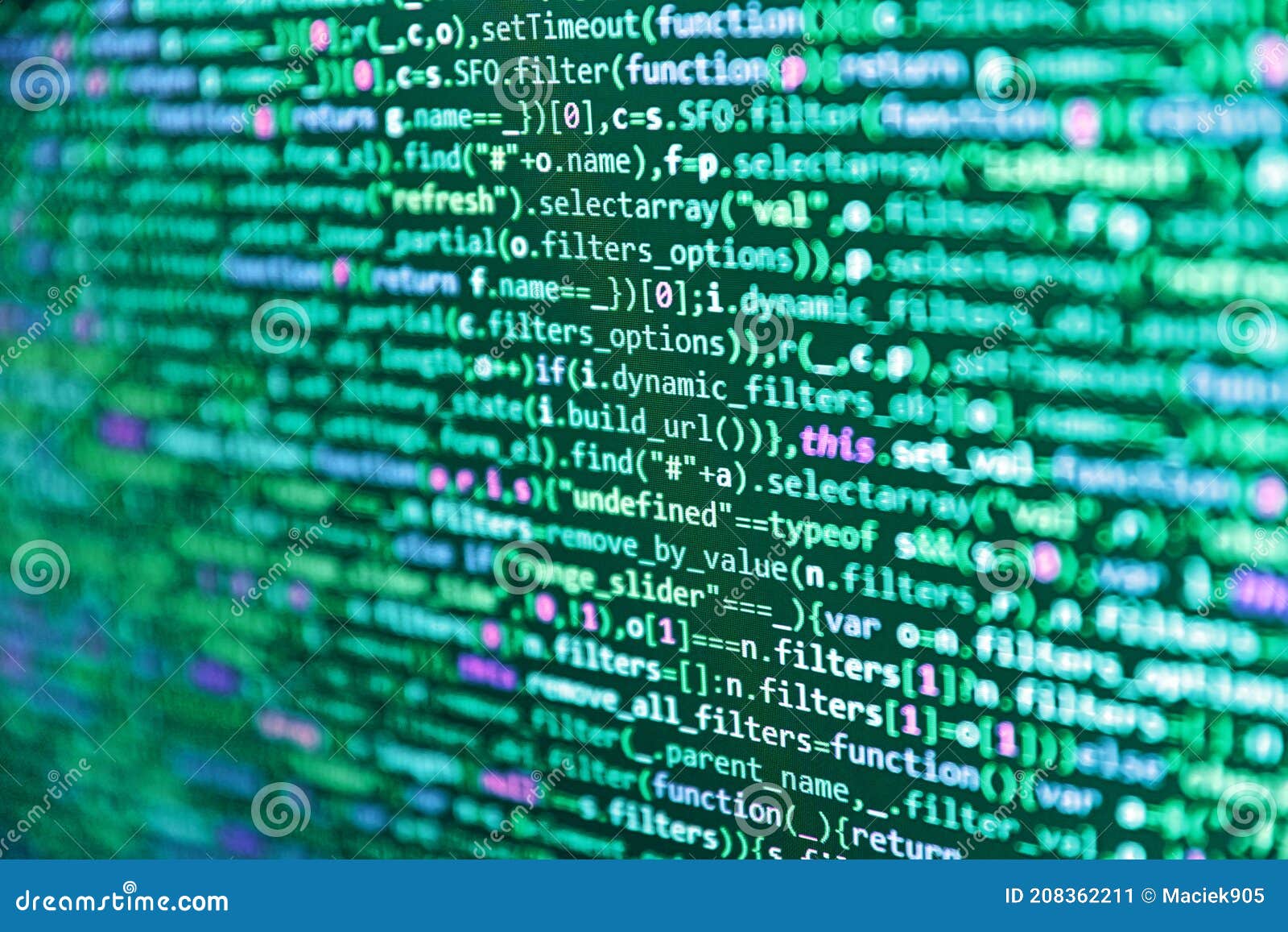 Coding Programmer Abstract Background Shallow Depth Of Field Selective Focus Effect Rnn