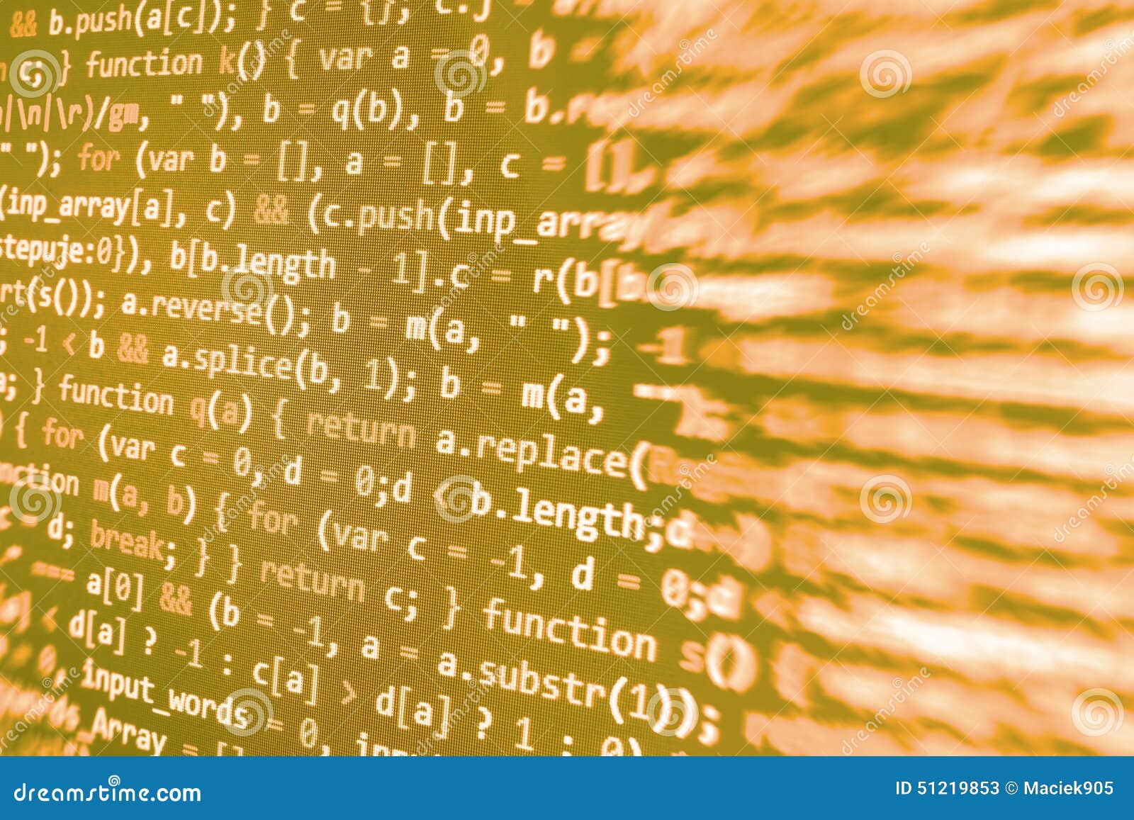 Coding Programming Source Code Screen Stock Image Image Of Develop