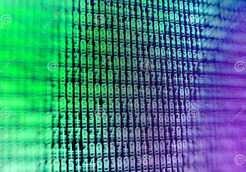 Coding Programming Source Code Screen. Stock Illustration ...