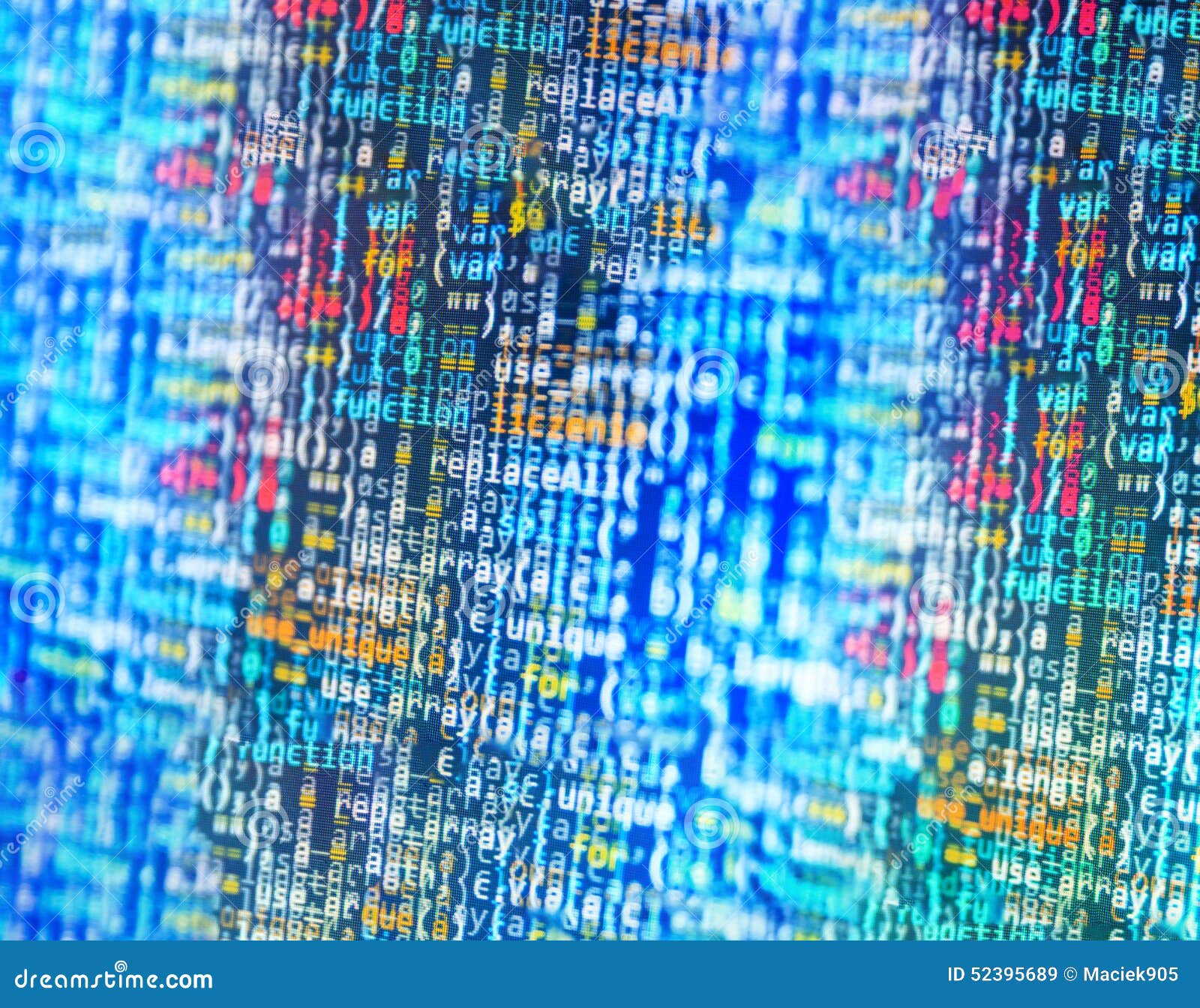 Coding Programming Source Code Screen Stock Illustration Illustration Of Application