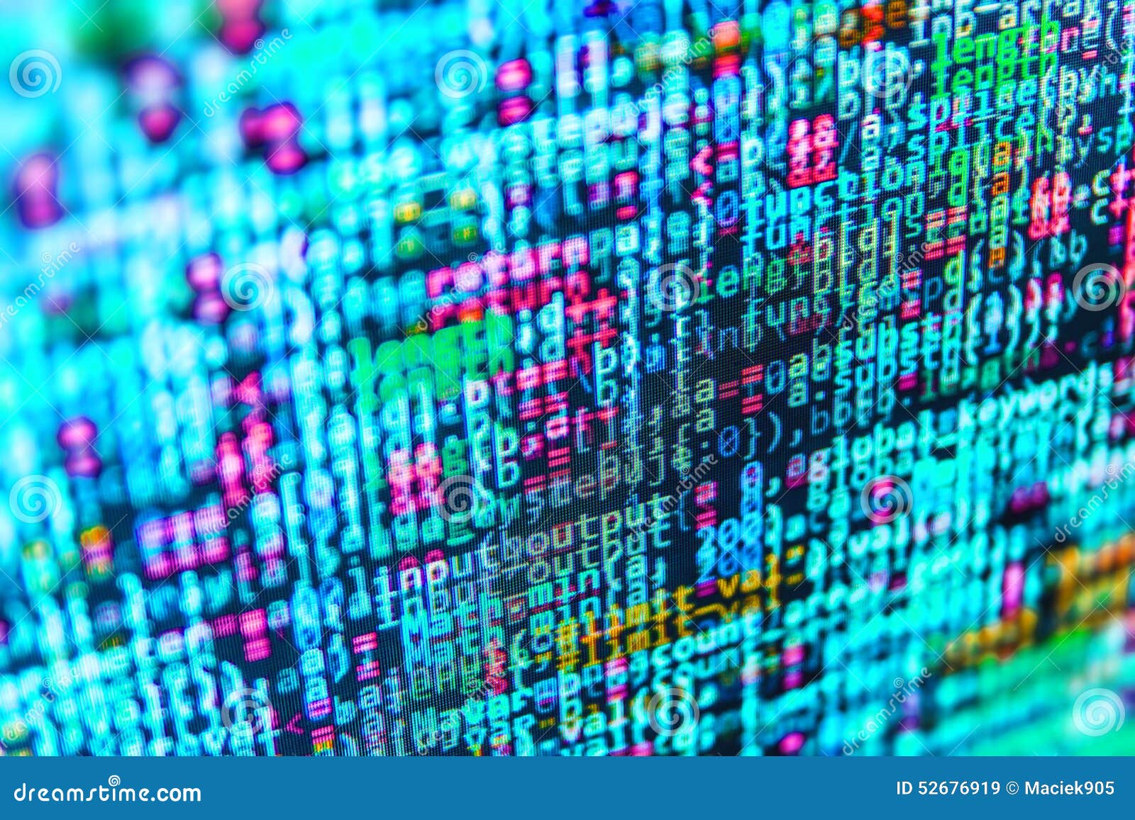 Coding Programming Source Code Screen Stock Image Image Of Glare 4562