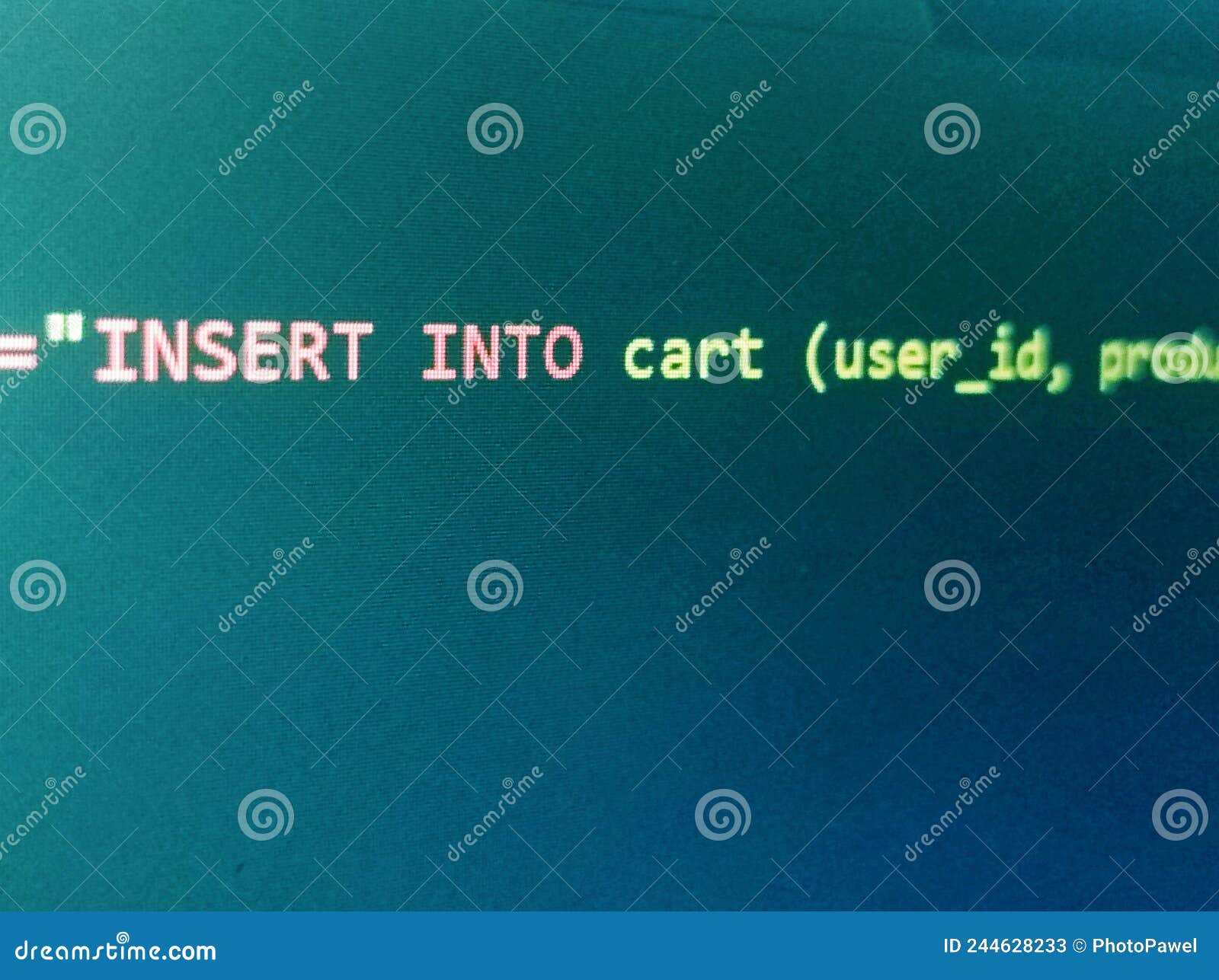 Coding Programming Source Code Screen. Abstract Technology Background ...