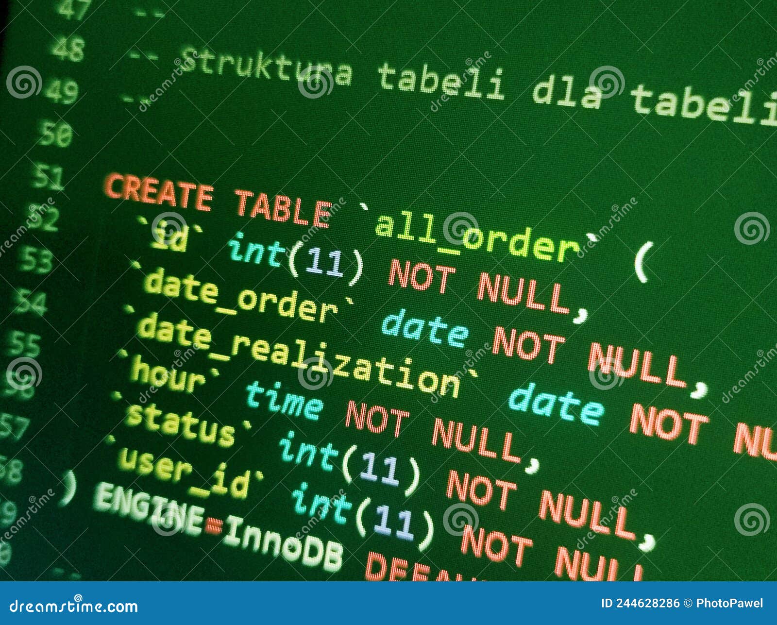 Coding Programming Source Code Screen Abstract Technology Background
