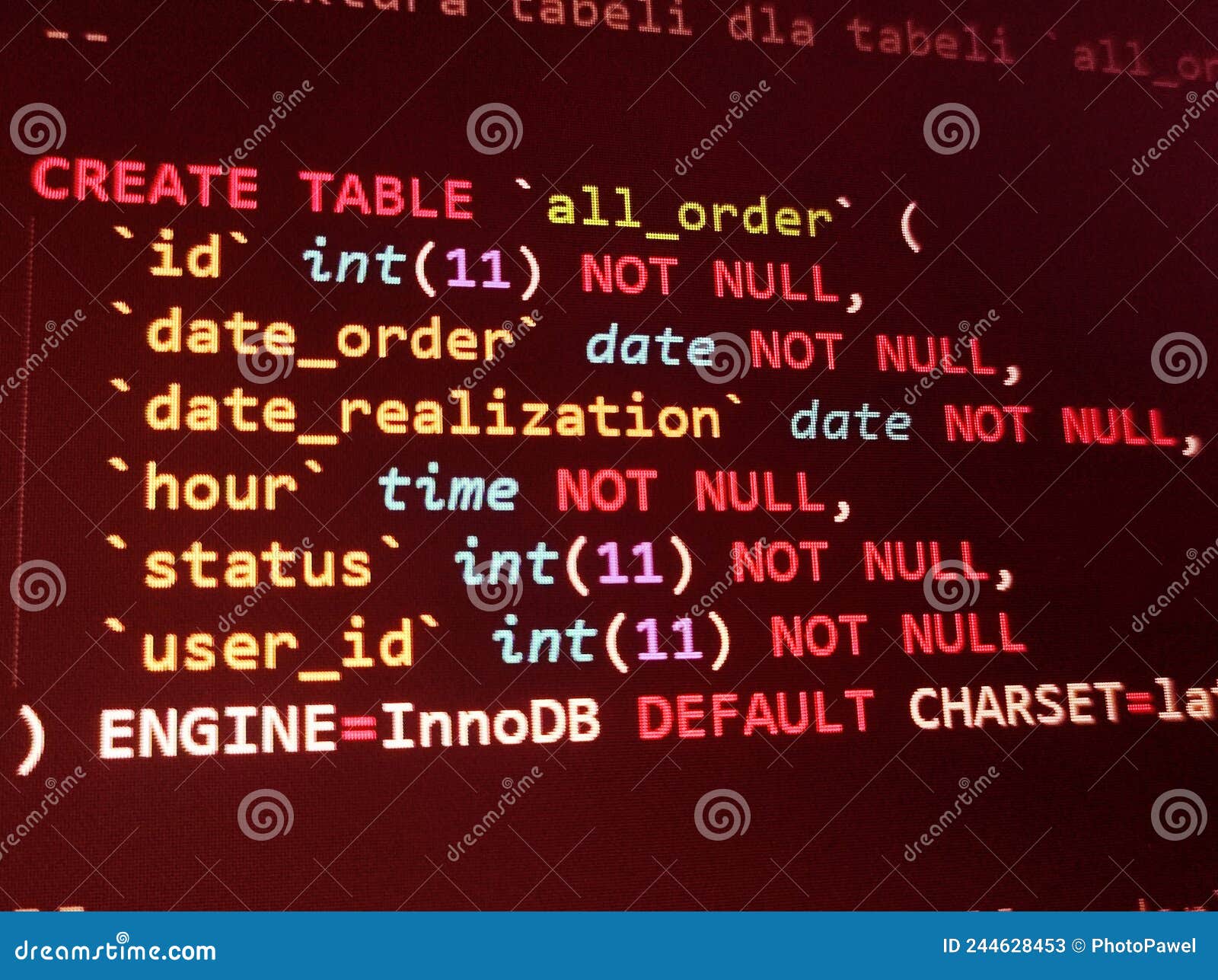 Coding Programming Source Code Screen Abstract Technology Background