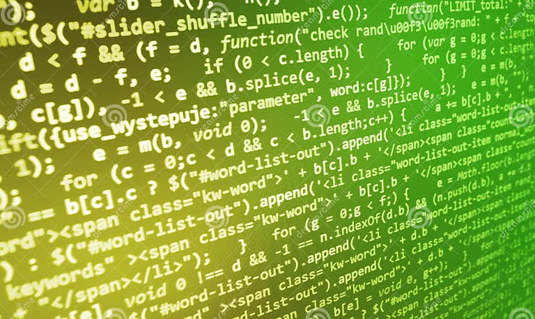 Coding Programming Source Code Screen Colorful Abstract Data Display 7153