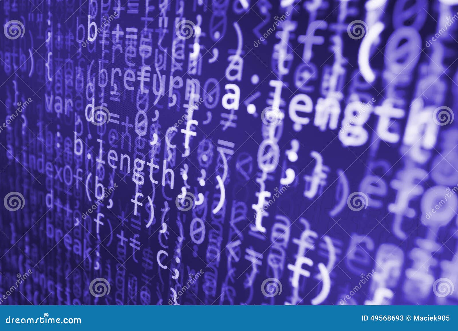 Coding Programming Source Code Screen Colorful Abstract Data Display Software Developer Web