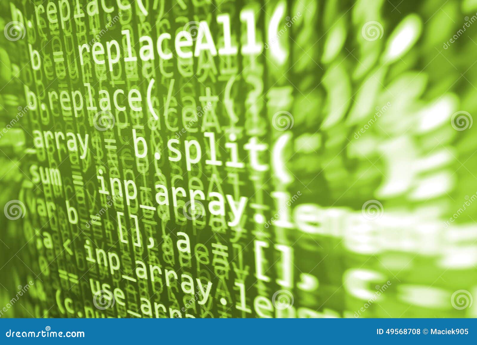 Coding Programming Source Code Screen Colorful Abstract Data Display Software Developer Web