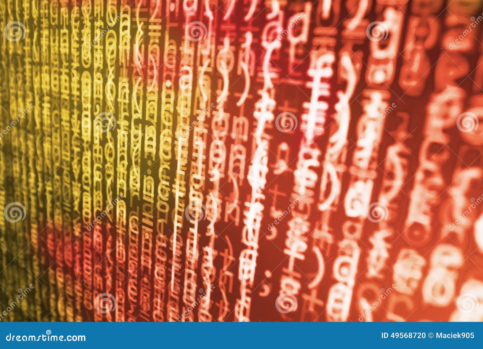 Coding Programming Source Code Screen Colorful Abstract Data Display Software Developer Web