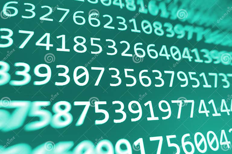 Coding Programming Source Code Screen. Colorful Abstract Data Display ...