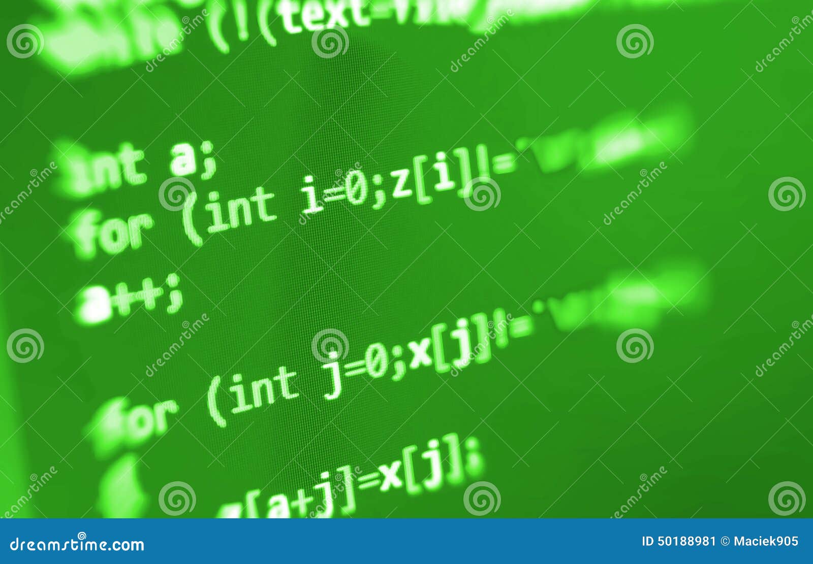 Coding Programming Source Code Screen. Colorful Abstract Data Display. Software Developer Web ...