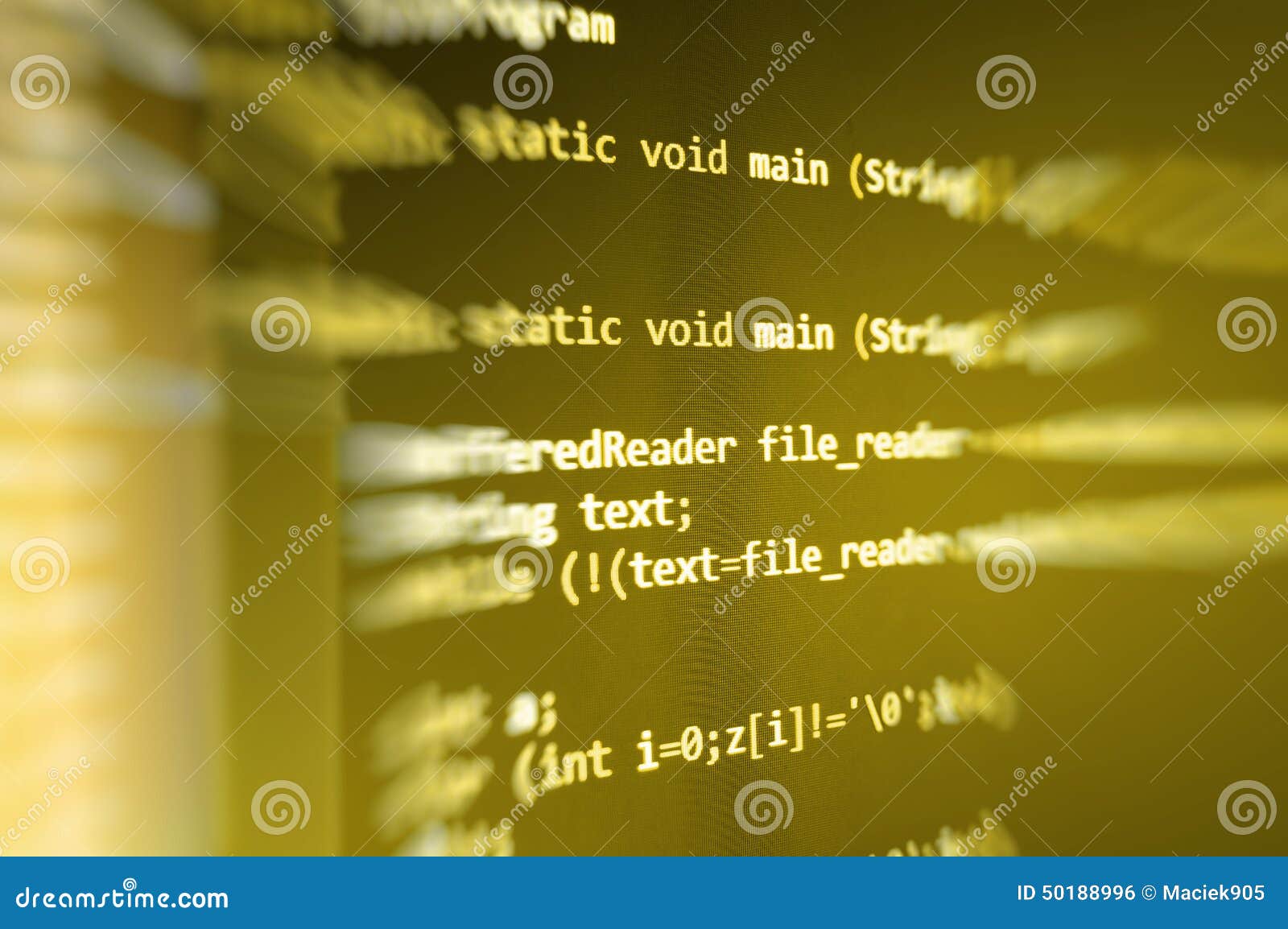 Coding Programming Source Code Screen Colorful Abstract Data Display Software Developer Web