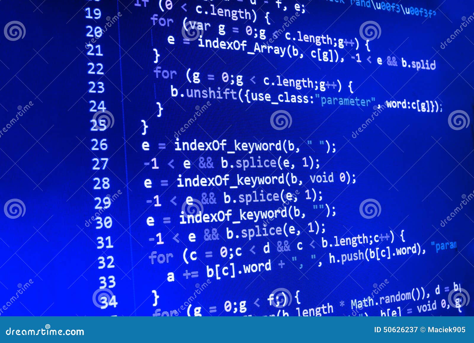 Coding Programming Source Code Screen Colorful Abstract Data Display Software Developer Web