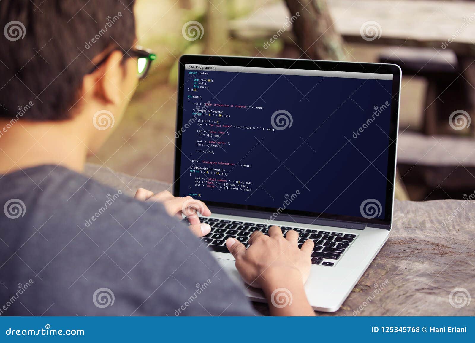 Coding And Programming For Web Development And Web Design Concept Using Laptop Computer Stock