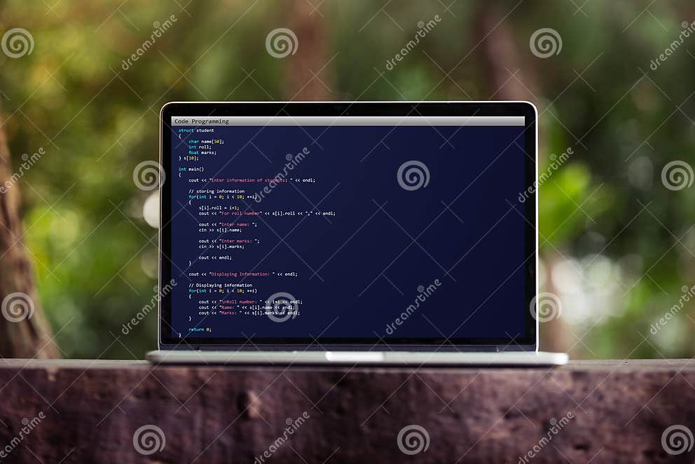 Coding and Programming for Web Development and Web Design Concept Using ...