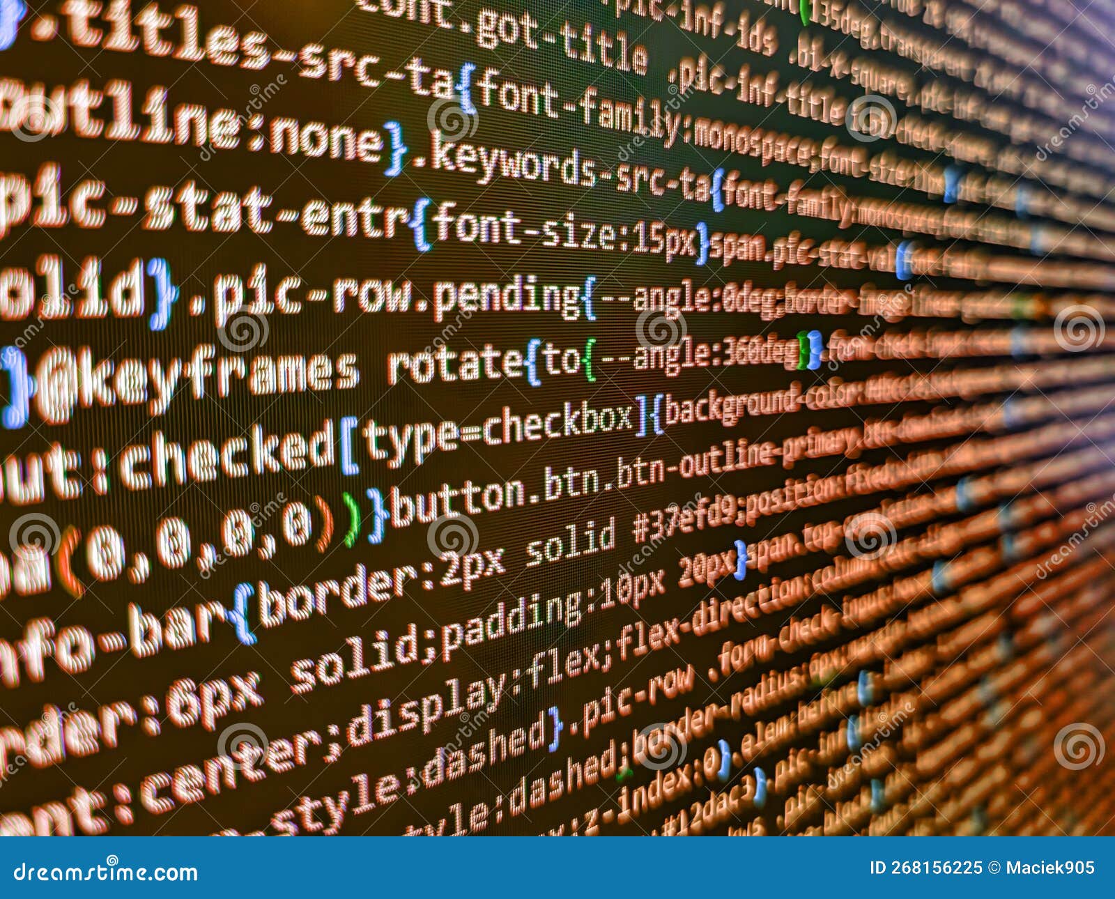 Coding Script Text On Screen Web Abstract Programming And Created Virus On Laptop Screen 7028