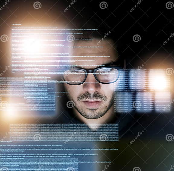 Coding is Second Nature To Him. a Focussed Young Computer Programmer ...