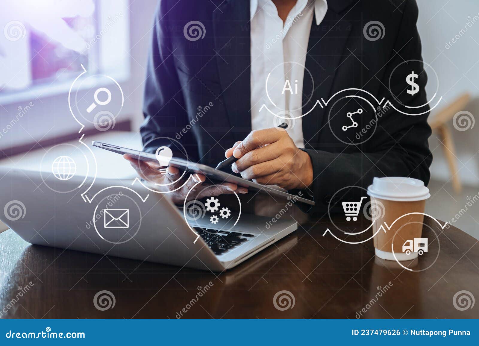 Coding Software Developer Work with Augmented Reality Dashboard Computer Icons Stock Photo ...