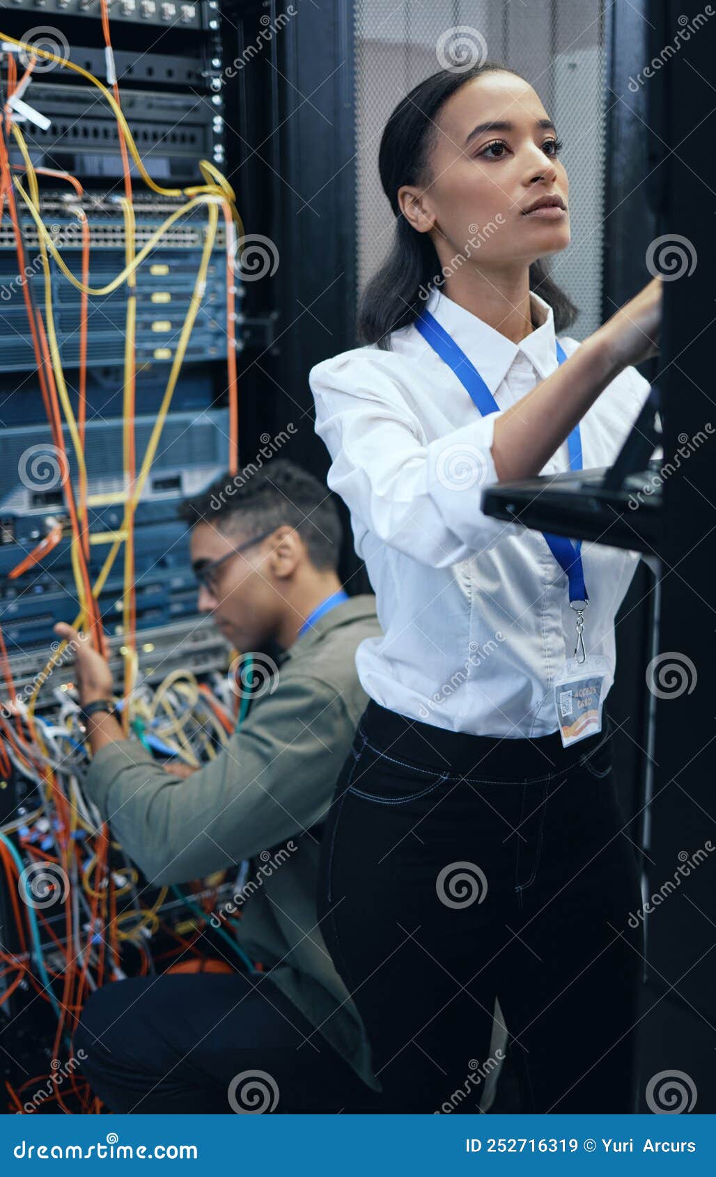 The Coding Team You Need. Two Young Computer Programmers Working ...