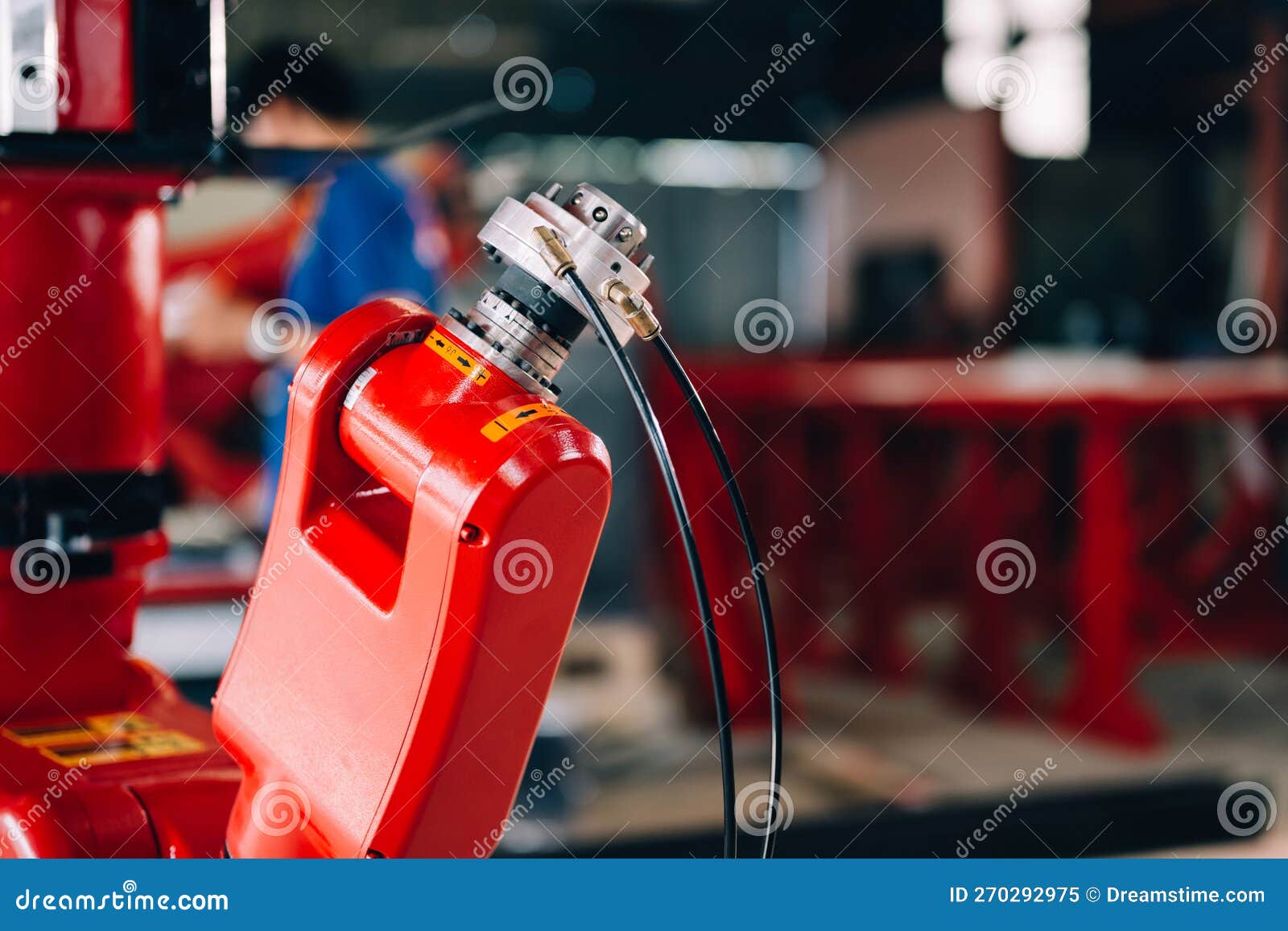 Coding To Heavy Automatic Machine Robotic Arm Programming Software Automatic Stock Image