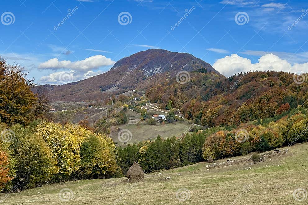 Codlea Mountain, Persani Mountains, Romania Stock Image - Image of ...