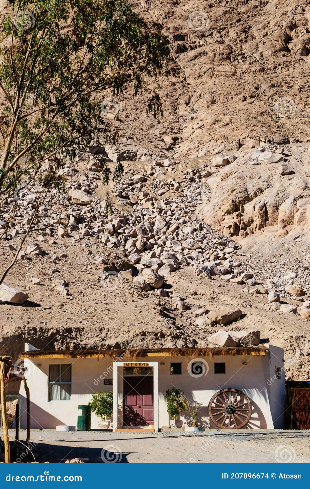 Codpa museo comunal editorial stock image. Image of destination - 207096674