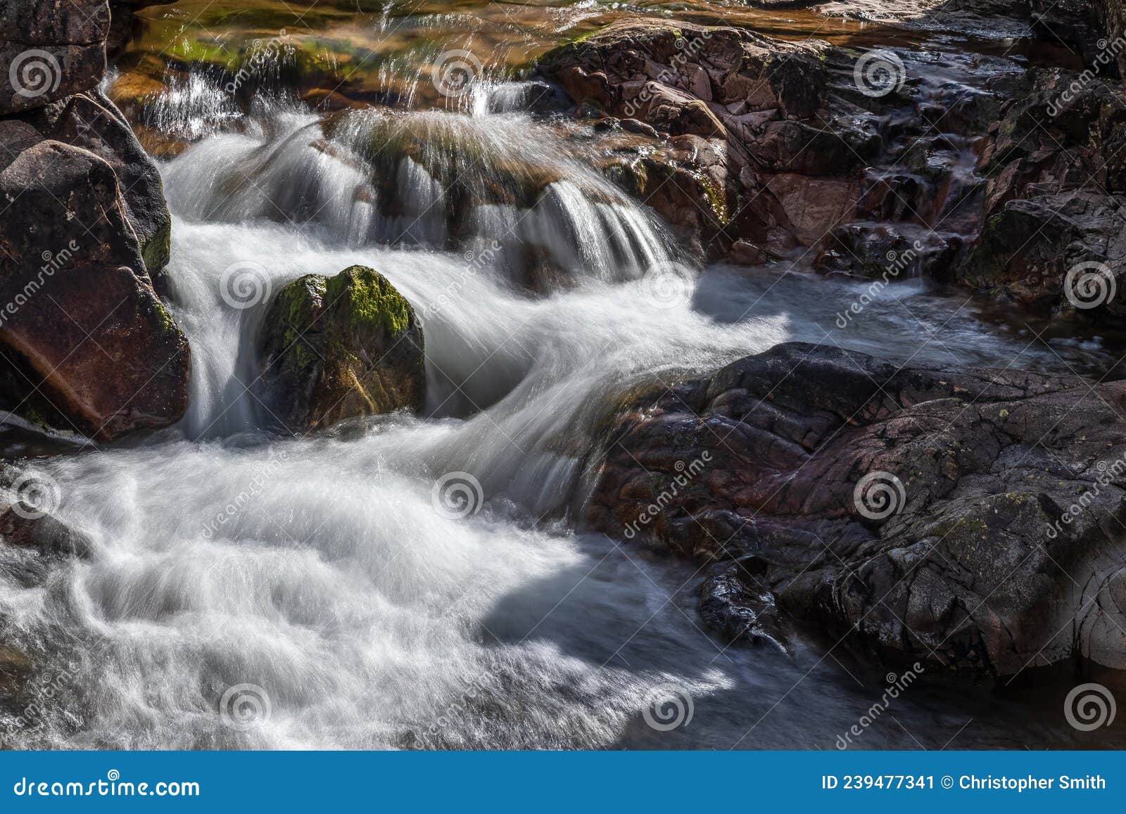 Coe River Waterfall stock image. Image of falls, mountain - 239477341