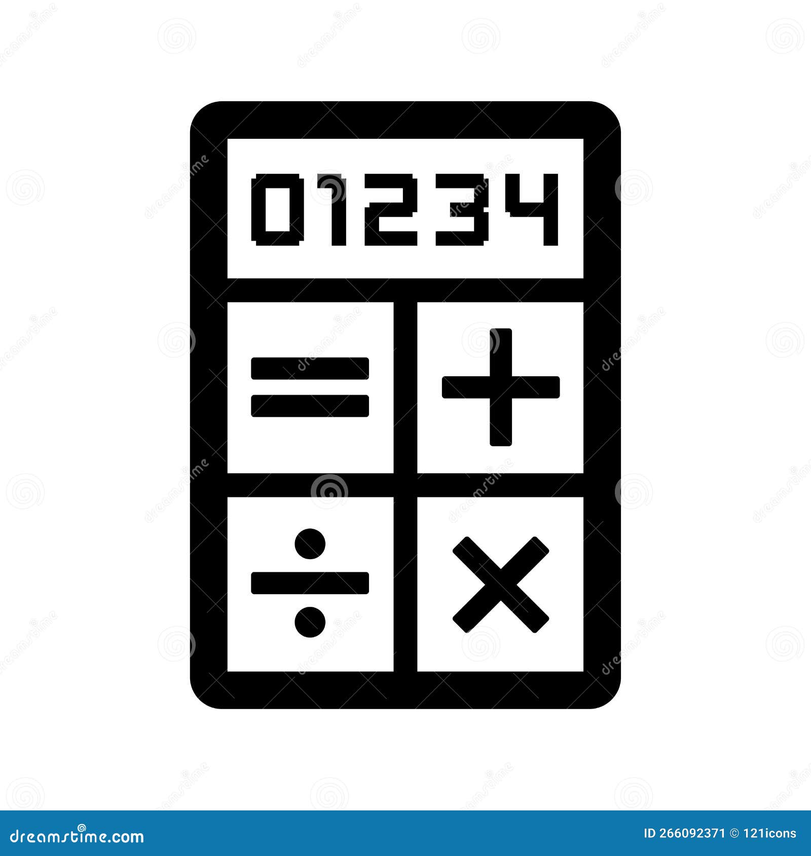 Coefficient, Multiplier, Quotient Icon. Flat Style EPS Use in ...