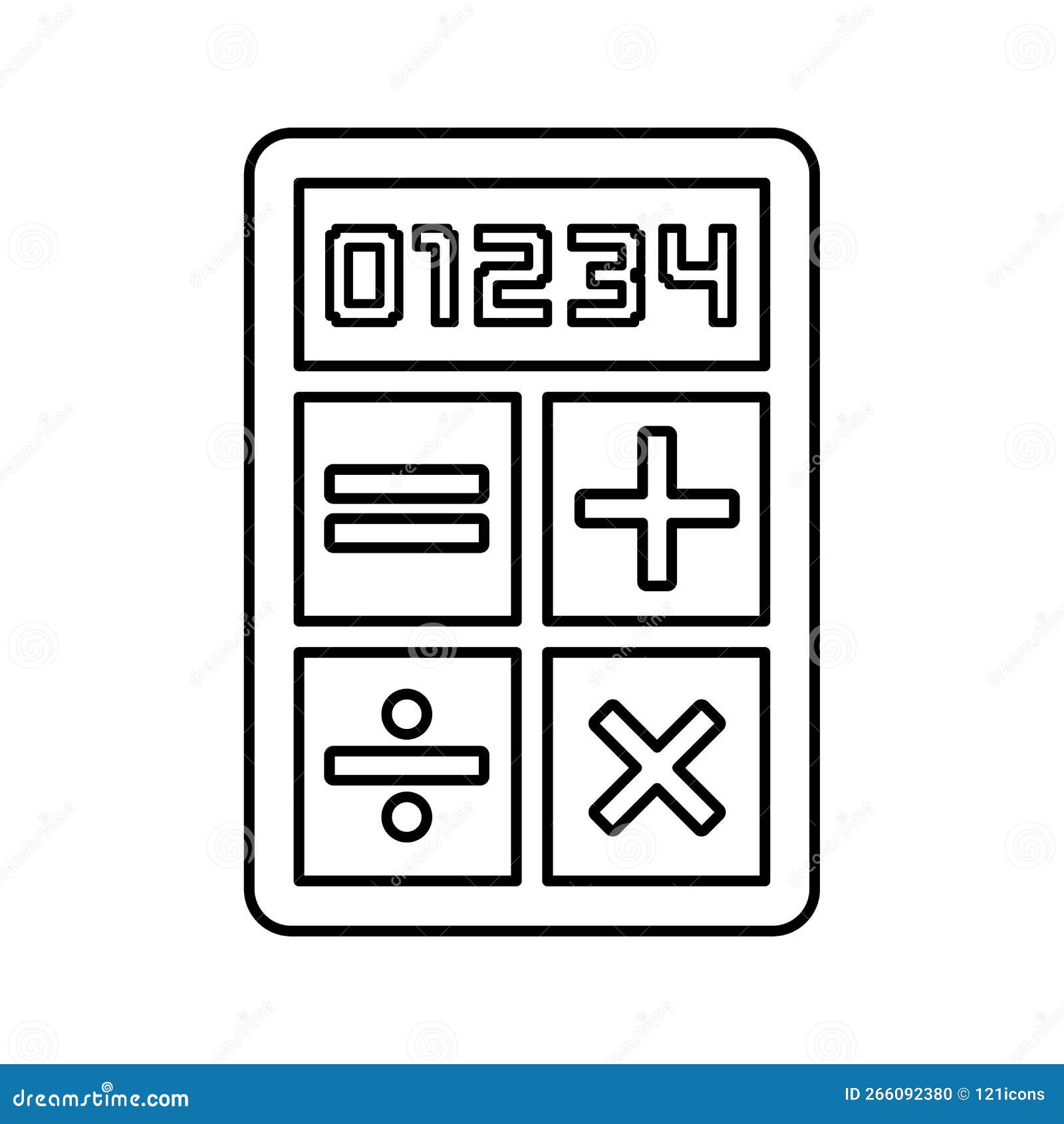 Coefficient, Multiplier, Quotient Icon. Flat Style EPS Use in ...