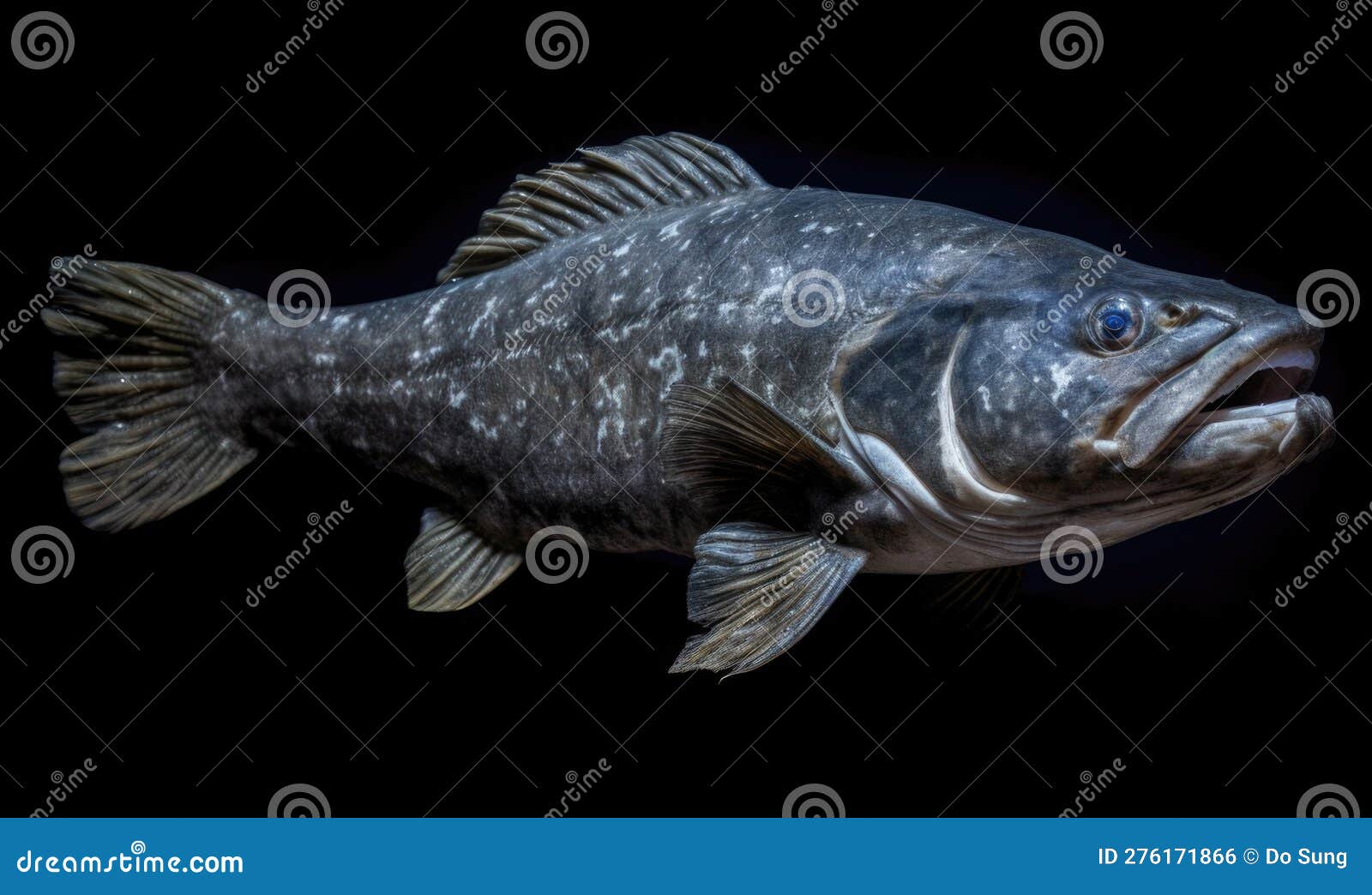 A Beautiful Photograph of the Coelacanth Stock Illustration ...
