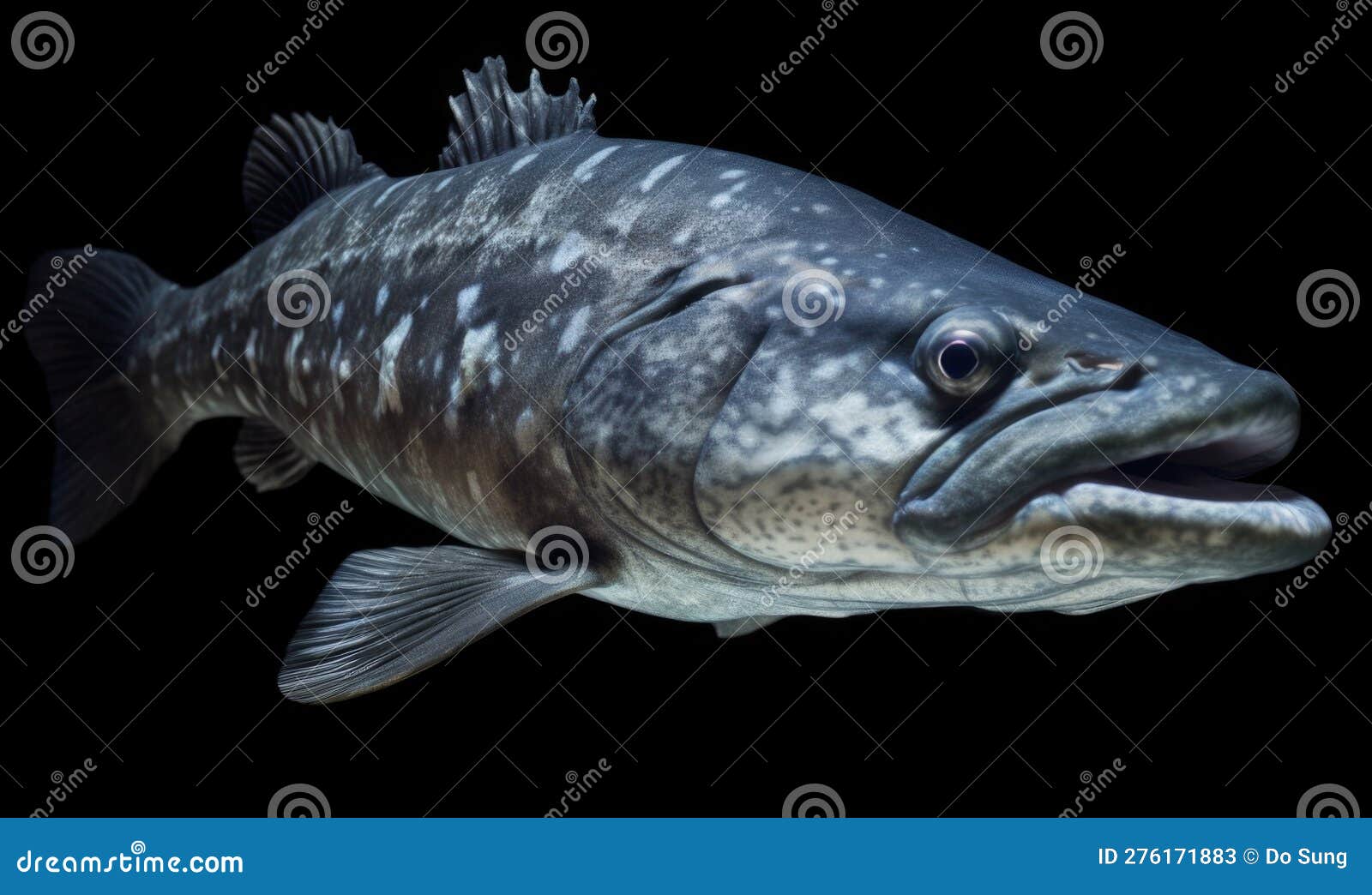 A Beautiful Photograph of the Coelacanth Stock Illustration ...