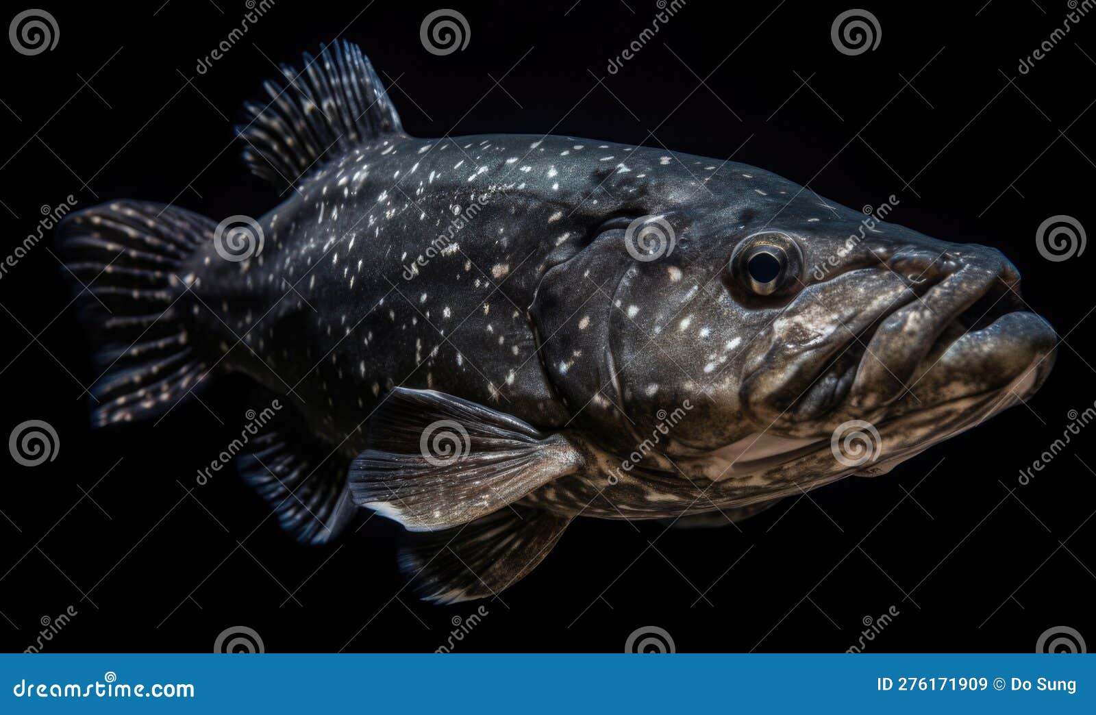 A Beautiful Photograph of the Coelacanth Stock Illustration ...