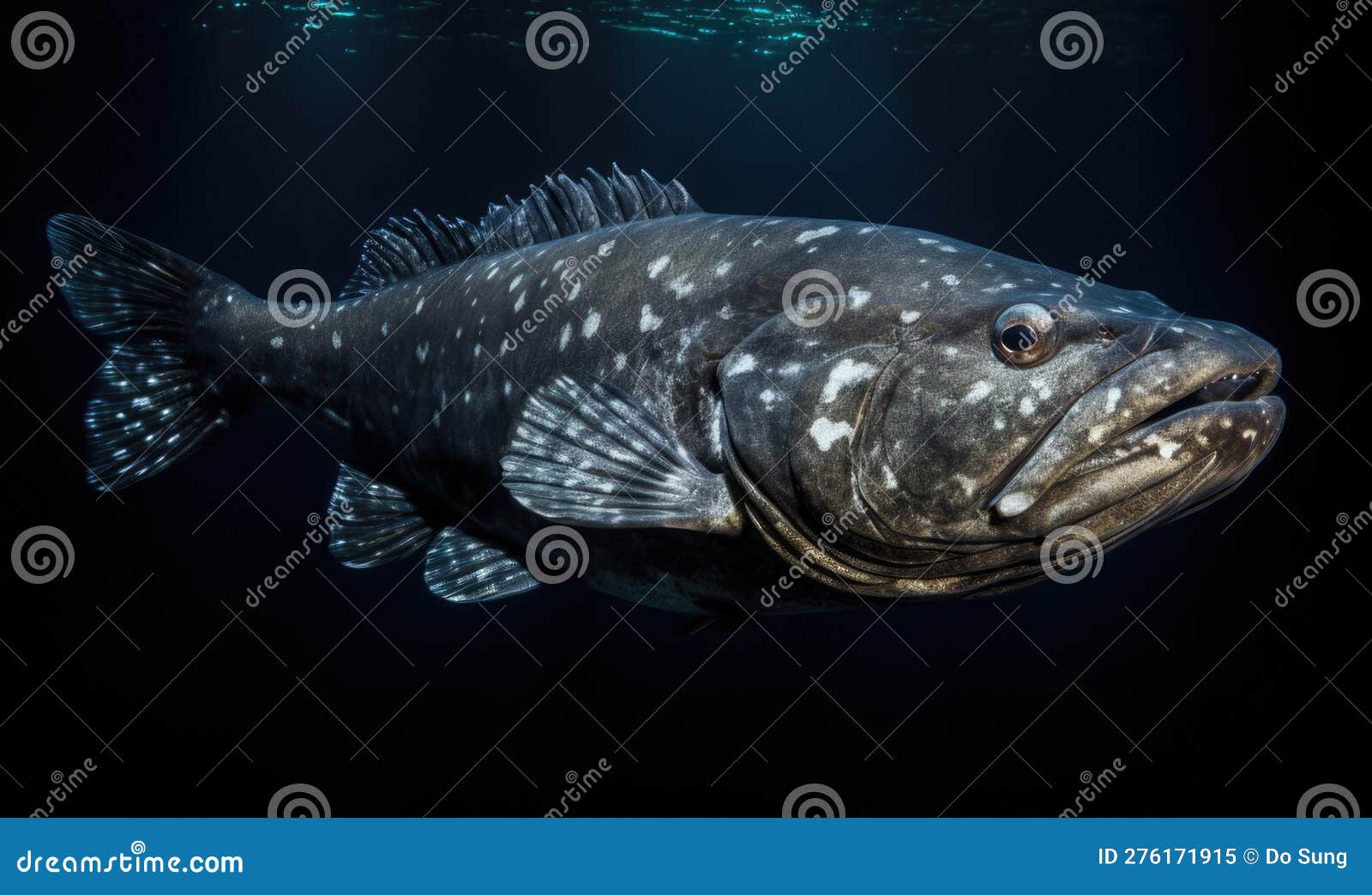A Beautiful Photograph of the Coelacanth Stock Illustration ...