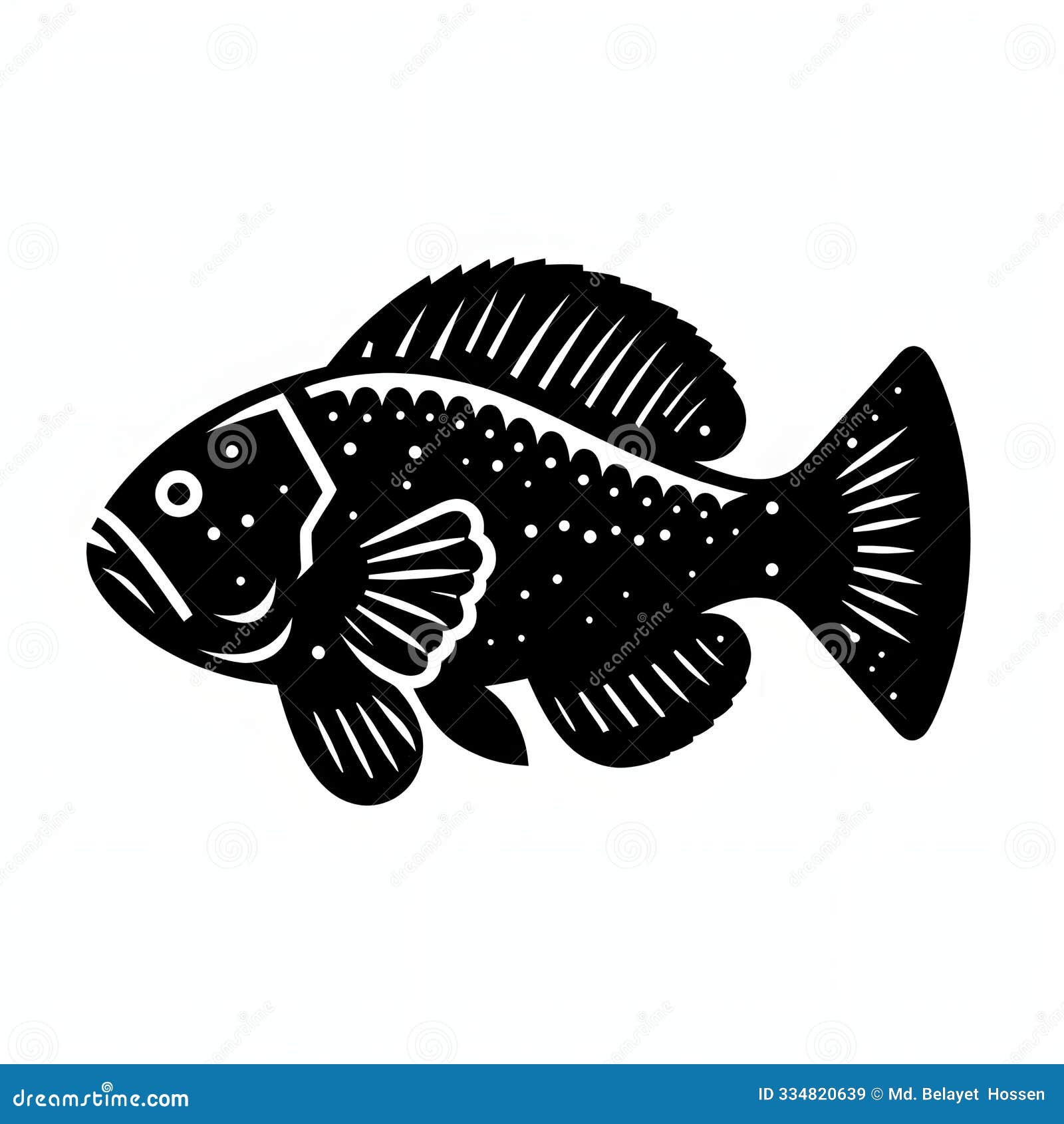 Coelacanth Fish Vector Illustration Transparent Background ...