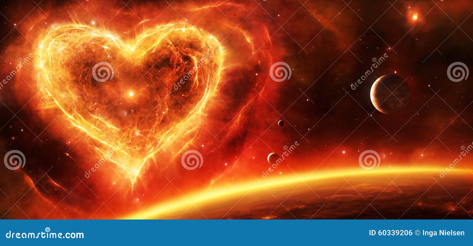 Coeur De Nébuleuse De Supernova Illustration Stock - Illustration du ...